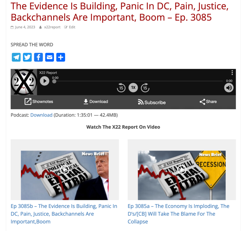 X22 Report (@X22Report)