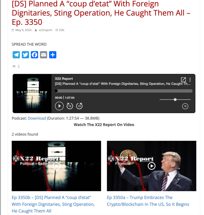 X22 Report (@X22Report)