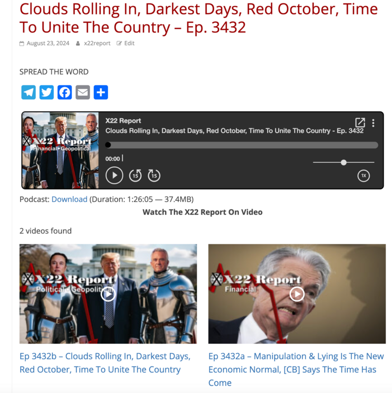 X22 Report (@X22Report)