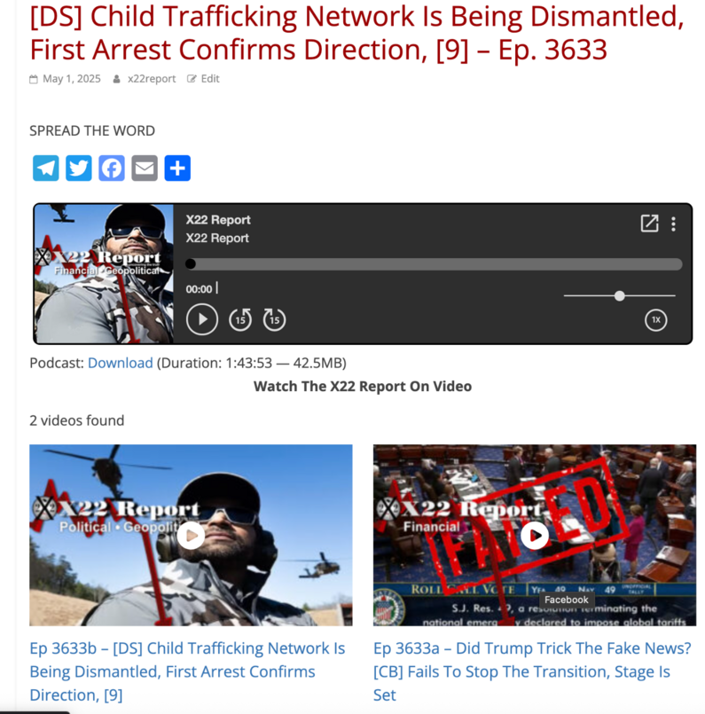 X22 Report (@X22Report)