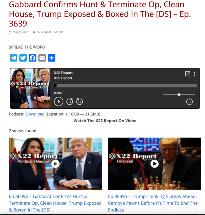 X22 Report (@X22Report)