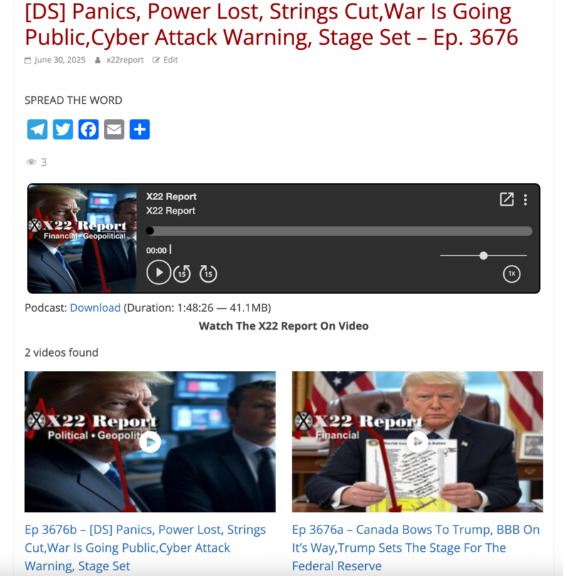 X22 Report (@X22Report)